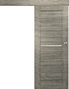 posuvné interiérové dveře na stěnu vasco doors IBIZA model 2 Průchozí rozměr: 70 x 197 cm, Orientace dveří: Levé dveře, Dekor: Dub stříbrný