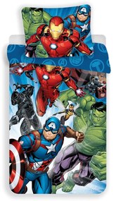 Jerry Fabrics s. r. o. Povlečení Licenční 140x200+70x90 - Avengers "Brands 02"