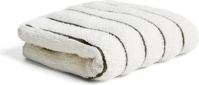 Zelený/béžový froté bavlněný ručník 30x50 cm Dorane – Kave Home