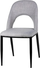 Sada 2 světle šedých jídelních židlí sømcasa Anika