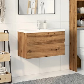 Skříňka se zápustným umyvadlem dub artisan 3328924