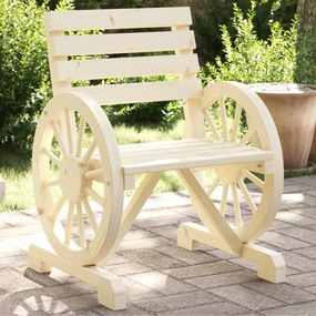 Zahradní židle 58 x 58 x 78,5 cm masivní jedlové dřevo - Default Title