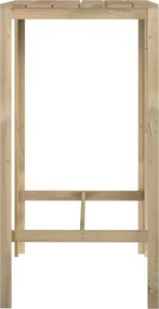 Barový stůl 60 x 60 x 110 cm impregnovaná borovice 318219