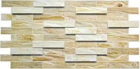 Obkladový 3D PVC panel 98 x 48 cm - Bleached Oak dub bělený