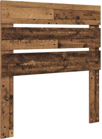 Rám postele s čelo Staré dřevo 90 x 200 cm Kompozitní dřevo 3412018