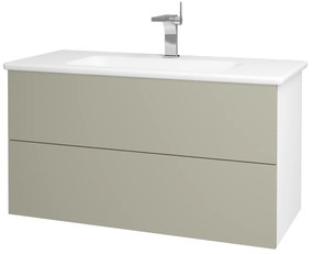 Dřevojas Koupelnová skříň VARIANTE SZZ2 100 (umyvadlo Euphoria) Varianta: N01 Bílá lesk / N08 Cosmo