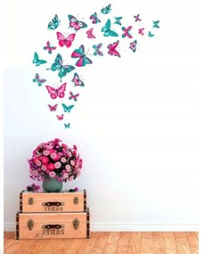 Dekorační nálepka na zeď motýly