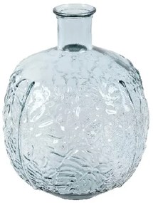 San Miguel VIDRIOS SAN MIGUEL !RECYCLED GLASS! Váza z recyklovaného skla "JUNGLA", 44 cm čirá