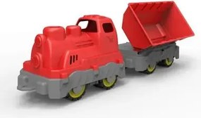 BIG Power Worker 55784 Mini vláček s vagónem 45 cm červená / od 2 let