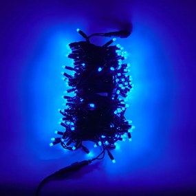 Easy Fix RGB LED světelný řetěz, 20 m, venkovní, 200 diod, černý kabel, IP67