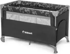 Kidnort Livsmiljö Cestovní postýlka tmavě šedá
