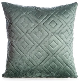 Dekorační povlak na polštář 40x40 Ariel 3 mint tmavý geometrický vzor Eurofirany