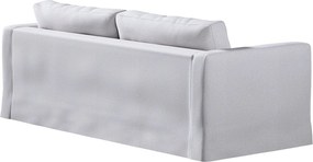 Potah na pohovku IKEA  Karlstad 3-místná, nerozkládací, dlouhý barva šedá látka pletený vzor