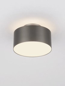 Šedé hliníkové LED stropní svítidlo Ozen – Nova Luce