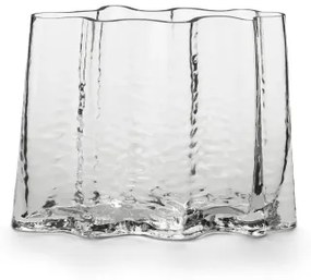 Skleněná váza Gry Wide Clear 24 cm COOEE Design