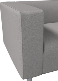Potah na pohovku IKEA  Klippan 2-místná barva šedá látka pletený vzor