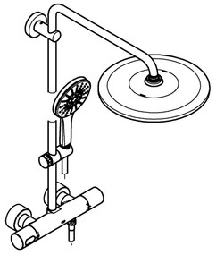 GROHE 26648000 - Sprchový systém RAINSHOWER SMARTACTIVE 310 450 mm lesklý chrom