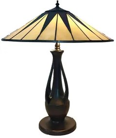 Stolní lampa Tiffany ART DECO Clayre &amp; Eef 5LL-6174