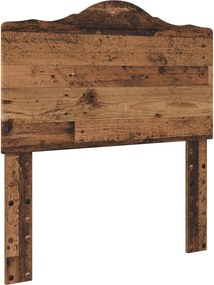 Rám postele s čelo Staré dřevo 90 x 200 cm Kompozitní dřevo 3413245
