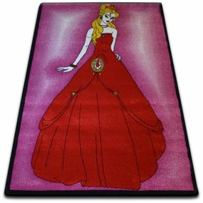 Dětský kusový koberec Princezna růžový 200x280cm