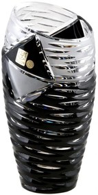 Váza  Mirage, barva černá, výška 230 mm