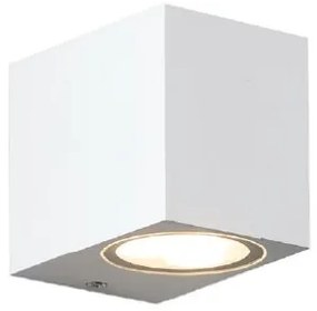 ACA Lighting Zahradní nástěnné LED svítidlo VITA 4W/230V/3000K/230Lm/40°/IP54, matně bílé