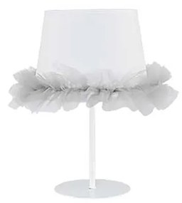 Duolla | Duolla - Dětská stolní lampa BALLET 1xE14/40W/230V bílá/šedá | DU7233