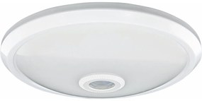 Greenlux LED Stropní svítidlo se senzorem pohybu a soumraku LED/20W/230V pr. 29 cm bílá GXPS011