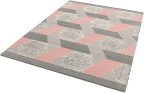 Růžový  koberec Moby Pink Rozměry: 200x300 cm