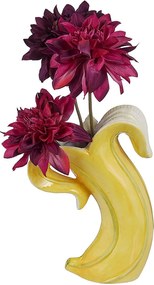 Butlers BANANA Váza 24 cm - žlutá