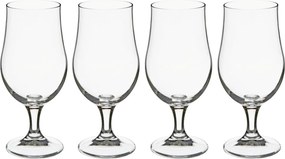 Sklenice na pivo, 4 ks, 370 ml, skleněné