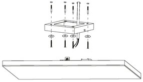 Eglo 900059 - LED RGBW Stmívatelné stropní svítidlo TURCONA-Z LED/32,4W/230V