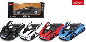 Model auta BMW i8 1:24 RASTAR bílé