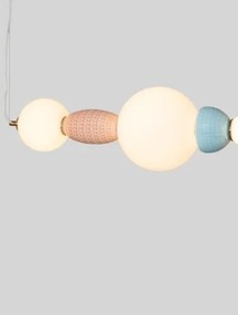 Závěsné LED svítidlo NOVA LUCE ORBIE 28W 3000K keramika a sklo 9009352