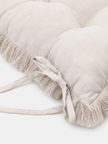 Sinsay - Prošívaný podsedák na židli s tkaničkami - šedá