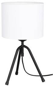 Tami Stolní lampa 1xE27 Max.60W Černá / Černá PVC / Bílá