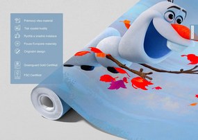 Dětská vliesová fototapeta na zed' Ledové království Olaf, Disney | 202 x 90 cm | DFTDNH 5385