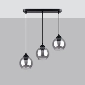 Závěsné svítidlo SOLLUX ALINO 3 černé E27 3x60W bez žárovky SL.1142