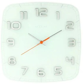 Designové nástěnné hodiny 8816wi Nextime Classy square 30cm