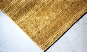 BE Koberec Saran G001 YELLOW - žlutý obdélníkový Rozměr: 60x100 cm