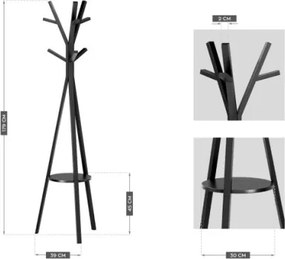 Stojanový věšák HOST 4.0 černý