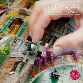 CHERRY PAZZI Puzzle Léto v Benátkách / 1000 dílků / 70 x 50 cm