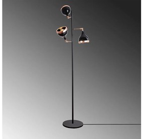 Designová stojanová lampa Salwah 163 cm černá