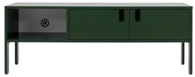 Tmavě zelená TV komoda Tenzo Uno, šířka 137 cm