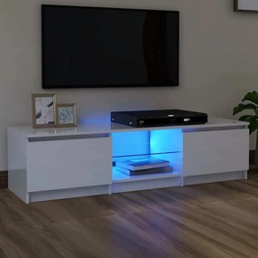 vidaXL TV skříňka s LED osvětlením 140 x 40 x 35,5 cm [804292] Barva: Černá