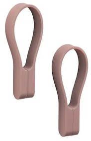 Zone Denmark Magnetické poutko na ručníky (sada 2ks) Peach Red