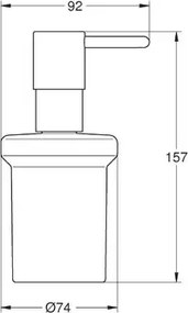 Grohe Essentials - Dávkovač tekutého mýdla sklo/chrom