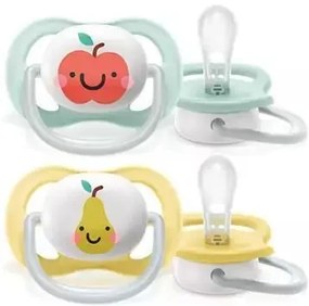 Philips Avent Dudlík ultra AIR 2 ks 0-6 m neutrální