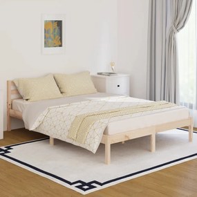Rám postele masivní borovice 140 x 200 cm - Default Title