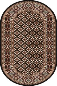 Kusový koberec STANDARD APIUM ovál - černý - 100x180cm